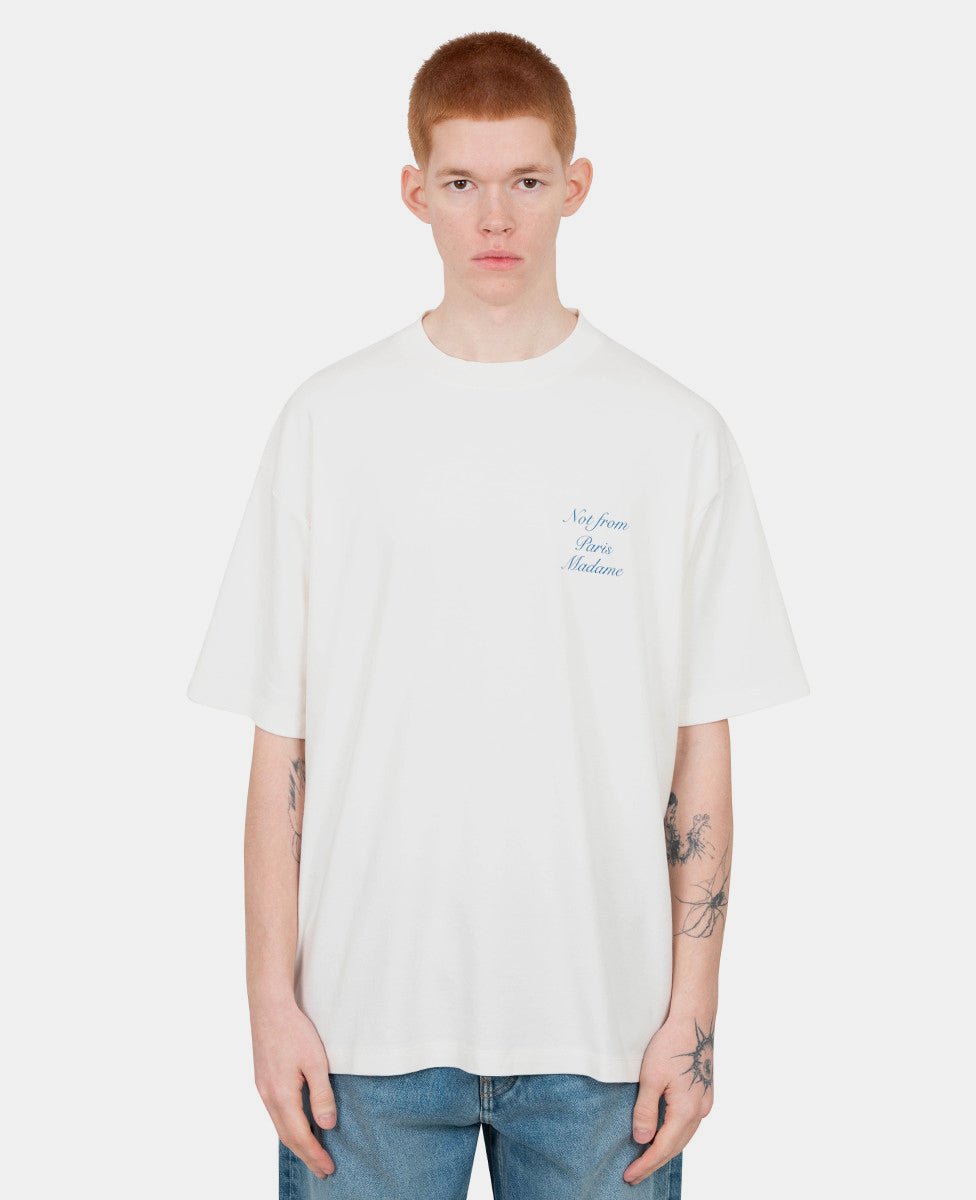 Le t-shirt slogan cursive – Family 3.0