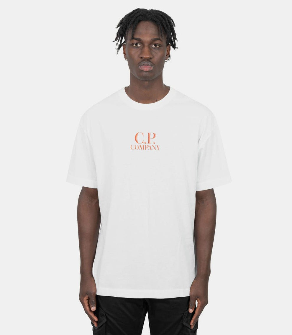 T-shirt 30/1 avec logo en jersey - C.p. company - Family 3.0